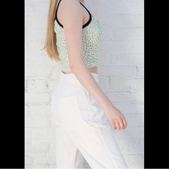 Brandy Melville | Other | Rare Brabdy Melville Green Cheetah Tank ...